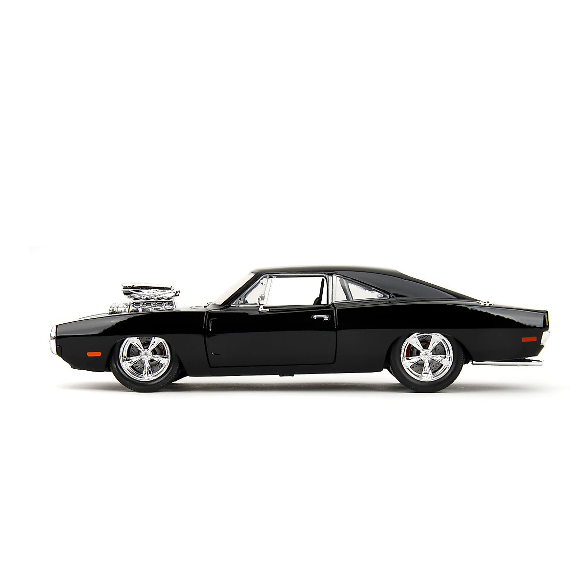 Fast & Furious 1:24 Dom's Dodge Charger Die-cast Car & 2.75" Dominic Toretto Figure, Toys for Kids and Adults