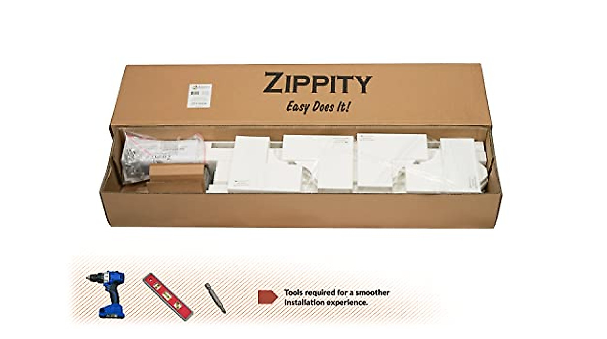 Zippity Newport Vinyl Picket Gate - Easy Assembly