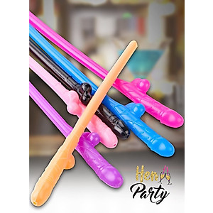 12 pcs Bachelorette Party Straws Hen Straws Naughty, Willy Pennis Straws, Straws For Naughty Bridal Shower Drinking Games, Crazy Straws Bride, Hen Party Favors, Funny Drinking Straws