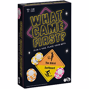 What Came First, A Party Game About Picking Sides and Betting Big, for Kids, Teens, and Adults