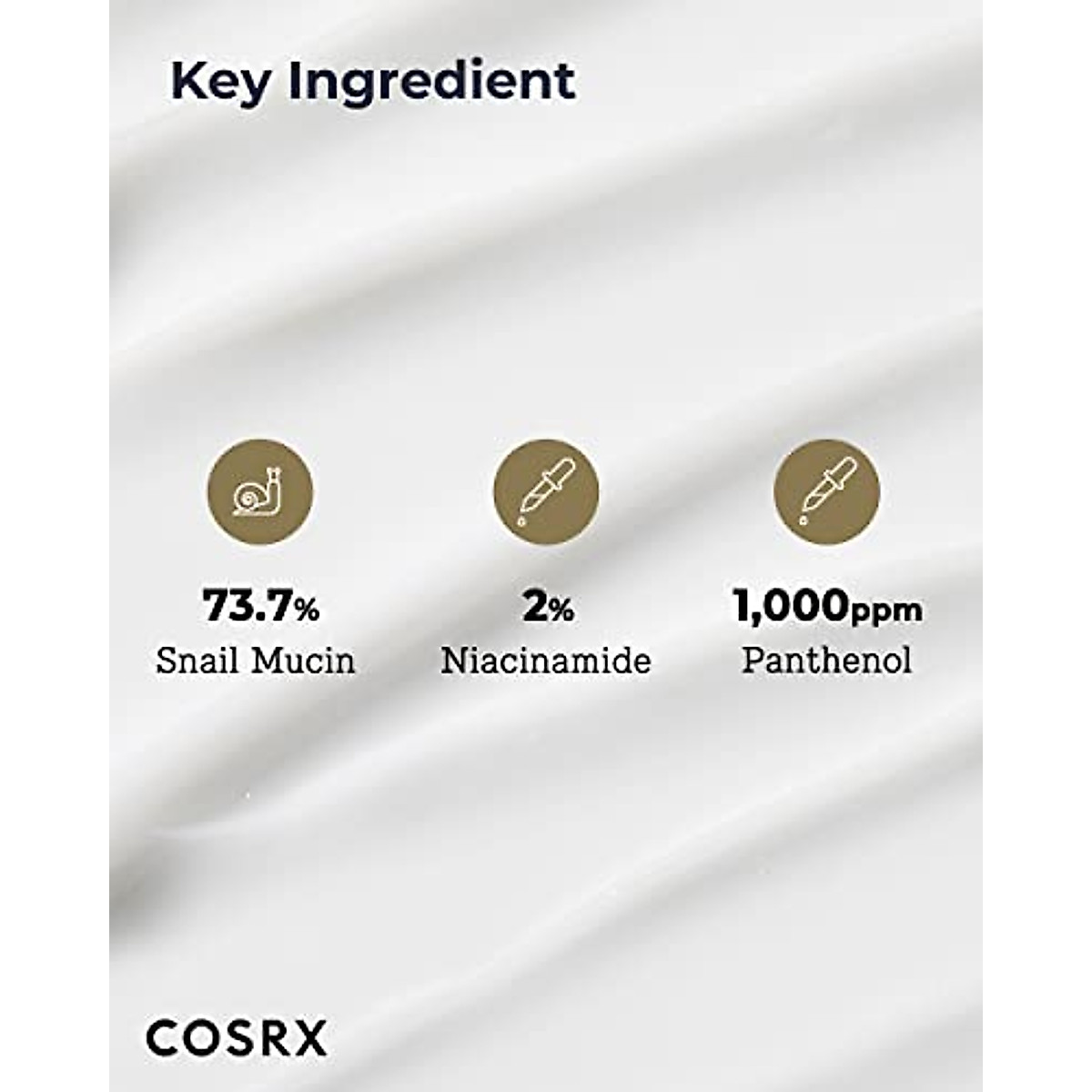 COSRX Advanced Snail Peptide Eye Cream with 73.7% Snail Mucin + 2% Niacinamide, 0.85 fl.oz / 25ml | Brightening Night Cream for Fine Lines & Dark Circles, Korean Skin Care, Not Tested on Animals