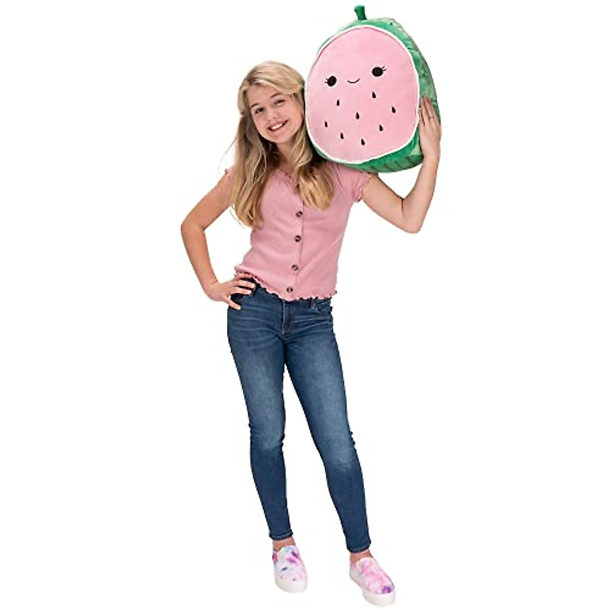 Squishmallows Official Kellytoy Plush 16" Wanda The Watermelon- Ultrasoft Stuffed Animal Plush Toy