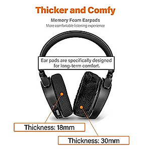 Arctis Ear Cushions - Velour Earpads Compatible with Arctis 7/5/3/1, Arctis Pro, Arctis 9X, Arctis 7X, Arctis 7P, G PRO X, RIG 800 Series, BlackShark V2 X, ATH M50X, M40X, MDR-7506 Headphones