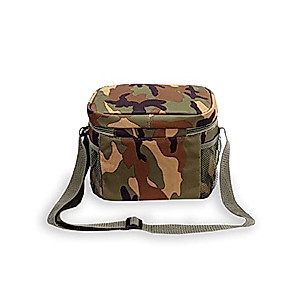 Everest Cooler/Lunch Pattern Bag, Woodland Camo, One Size,CB6P-CAMO