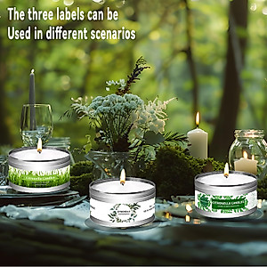 Gadojuewo 3 Pack 3.1OZ Citronella Candles Outdoor and Indoor,49 Hours Soy Wax Candle in Medium Bucket for Patio Ledge Garden Yard Beach