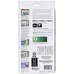 Duck Brand Window Insulation Kit - Winter Window Seal Kit Fits up to 10 Windows - Rolled Shrink Film Cuts to Size for Easy Indoor Installation - Window Tape Included - 62 In. by 420 In.- Clear