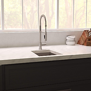 ZLINE 15" Boreal Undermount Single Bowl Scratch Resistant Stainless Steel Bar Kitchen Sink (SUS-15S)