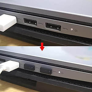 20 PCS USB Anti Dust Cover Plugs, USB Dust Stopper, Silicone Soft USB Cap Port Protector, Anti Dust Cover Protector Plugs Cap for USB A Female Port