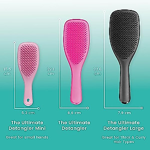 Tangle Teezer x Barbie The Ultimate Detangling Brush, Dry and Wet Hair Brush Detangler for All Hair Types, Totally Pink