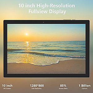 Tablet 2 in 1 4GB+64GB Tablet 10 inch Android 12 Tablet Set Tablets with Keyboard Case wireless Mouse Stylus Screen Flim 10.1 IN 1280*800 HD Touch Screen 8MP Dual Camera Games Tab Wi-Fi BT Tableta PC…