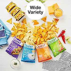 Kozy Home Quest Protein Chips Variety Pack - Assorted Flavors - High Protein Snacks - 6 Pack High Protein, Low Carb, Gluten Free, 1.1 Ounce(Kova Harper Packaging)