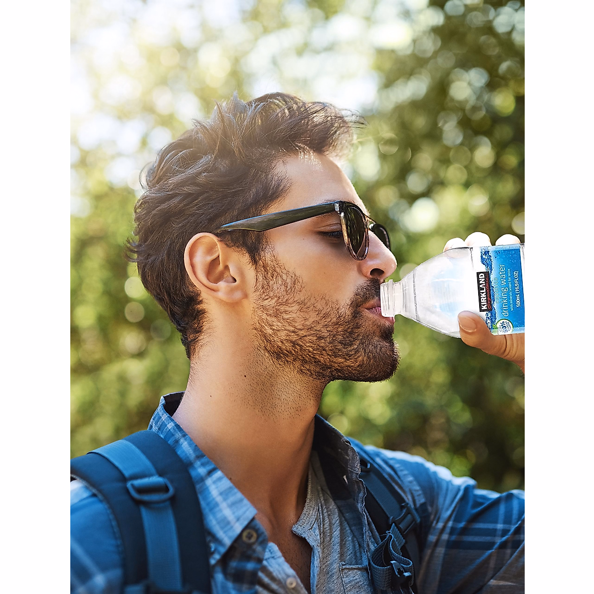 Blue Ribbon Kirkland Signature Purified Drinking Water 16.9 Fl Oz (Pack of 40, Total of 676 Fl Oz)