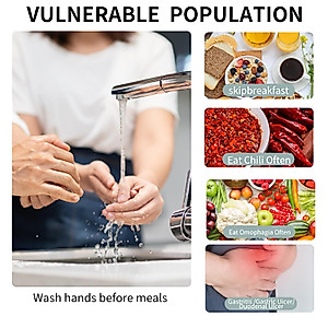 H. Pylori，Helicobacter Pylori Detection kit, 10-15 Minutes of Quick Home Testing, The Result is Highly Accurate, Easy to use and Read,Pack of 1