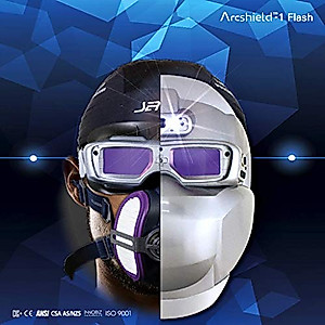Servore Auto Shade Darkening Welding Goggle Arcshield 2 The world's first Auto-Darkening Protect Mask (Arcshield 1 Flash SV)