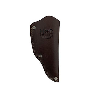 Hide & Drink, Thick Leather Mora Knife Sheath w/Snap and Loop, for (2-3 inches) Long Blades, Handmade Includes 101 Year Warranty :: Bourbon Brown