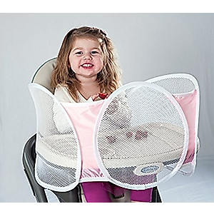 Tray Haven, The Original High Chair Accessory Keeps Food Toys and Cups From Falling, Blue
