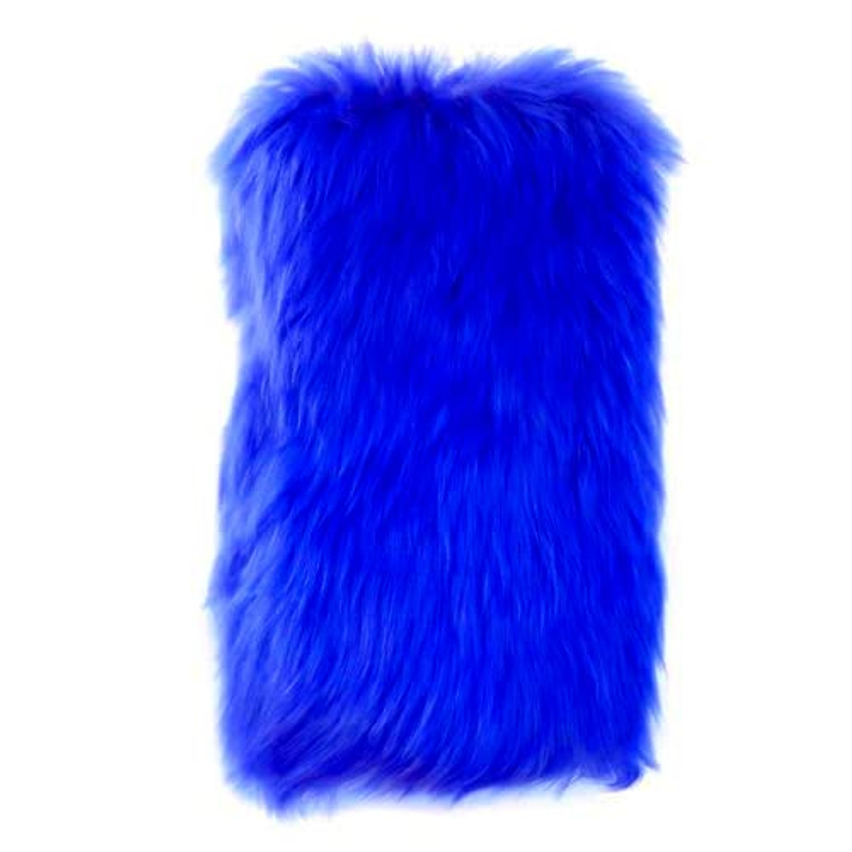 Auto Center Console Armrest Pad, Warm Winter Fluffy Sheepskin Wool Vehicle Center Console Arm Rest Seat Box Pad Cover Cushion Universal Fit for Most Car (Blue)