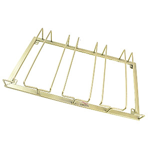 XIAOYU Wine Glass Racks, Stemware Racks, Wine Glass Rack Hanger, Stainless Steel Bar Home Cup Glass Holder, Under Cabinet Wine Glass Stemware Rack Holder, 4 Rows, Gold