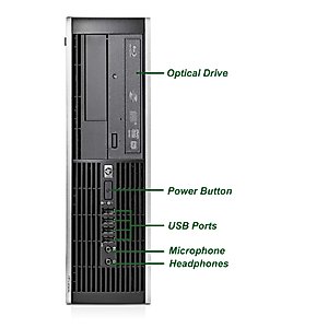 HP Elite 6300 SFF Desktop Computer PC, Intel Core i7 3.4GHZ Processor, 16GB Ram, 256GB M.2 SSD, WiFi & Bluetooth, Wireless Keyboard and Mouse, 19 Inch FHD LED Monitor, Windows 10 (Renewed)