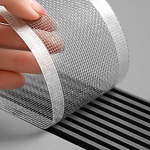 ZJkHAOJ 2X Hair Catcher Mesh Sticker, Drain Shower Protector for Human and Pet Hair 10M Bathtubs Drain Cover Stickers for Sinks, 89, 02135