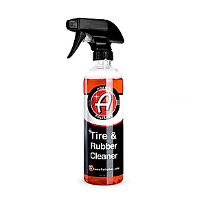 Adam's Polishes Tire & Rubber Cleaner (16 oz) - Removes Discoloration From Tires Quickly - Works Great on Tires, Rubber & Plastic Trim, and Rubber Floor Mats