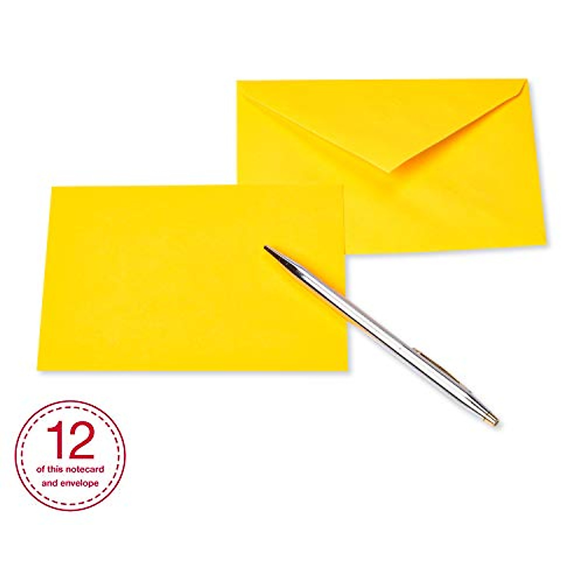 American Greetings Single Panel Blank Cards with Envelopes, Neon Rainbow Colors (100-Count)