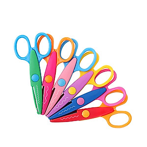 Mr. Pen- Craft Scissors Decorative Edge, 6 Pack, Craft Scissors, Zig Zag Scissors, Decorative Scissors, Scrapbooking Scissors, Fancy Scissors, Scissors for Crafting, Pattern Scissors, Design Scissors