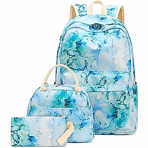 CAMTOP School Backpacks for Teen Girls Lightweight Elementary Middle Backpack Bookbags Set Medium(17 Inch)