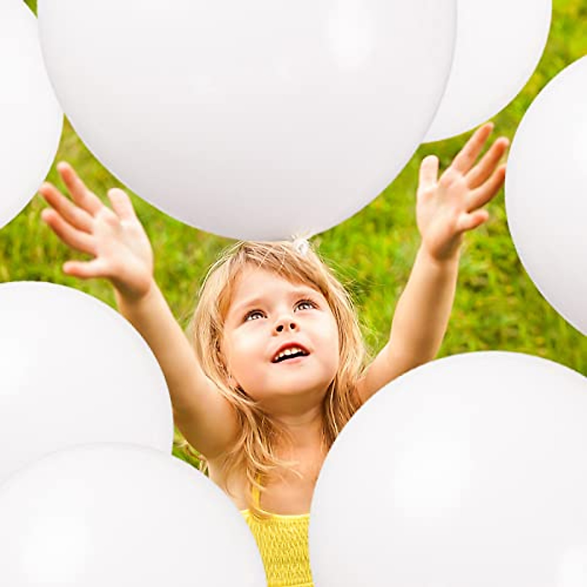 30pcs 18 Inch Big Balloons White Jumbo Balloons Round Latex Balloons for Wedding Baby Shower Birthday Party Event Carnival Decor