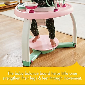 Tiny Love 5-in-1 Stationary Activity Center, 5 Modes of use: Tummy time, Stationary Activity Center, Baby Balance Board, Toddler Activity Table, Child Table and Chair, Tiny Princess Tales