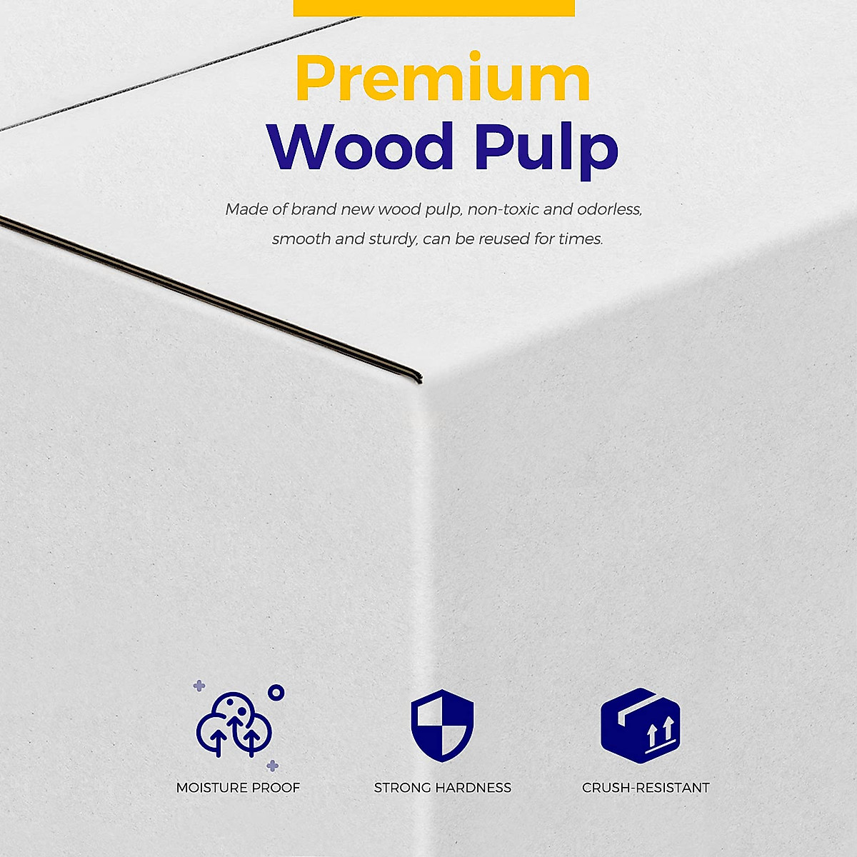 MESHA White Corrugated Mailing Box 9X6X4 Shipping Boxes Cardboard For Small Business Packaging Mailer 25PACK