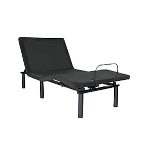 Electric Adjustable Bed Frame with Head & Foot Incline, Twin XL Adjustable Bed Base with 2 USB Ports & Adjustable Legs, Bed Frame Folding Design with Remote Control and Quiet Motor, Easy Assembly