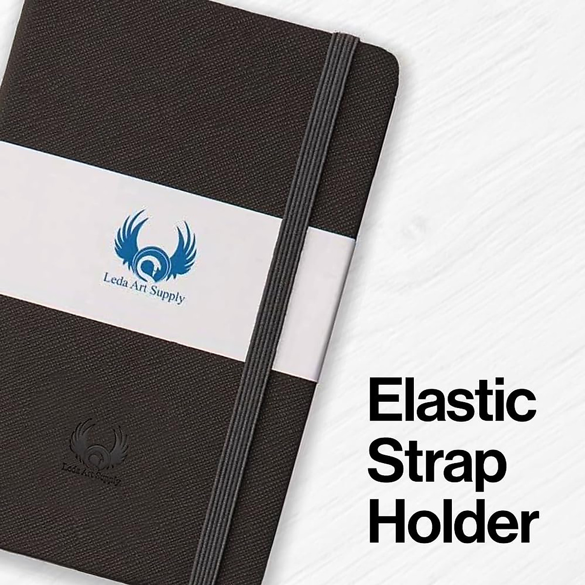 Leda Art Supply A5 Sketchbook, 160 Tear Resistant Pages, Ideal for ProfessionalProffesional Ink, Pen, Graphite and Colored Pencil | Art Supplies, Size: Medium 8.25 x 5.7 inch