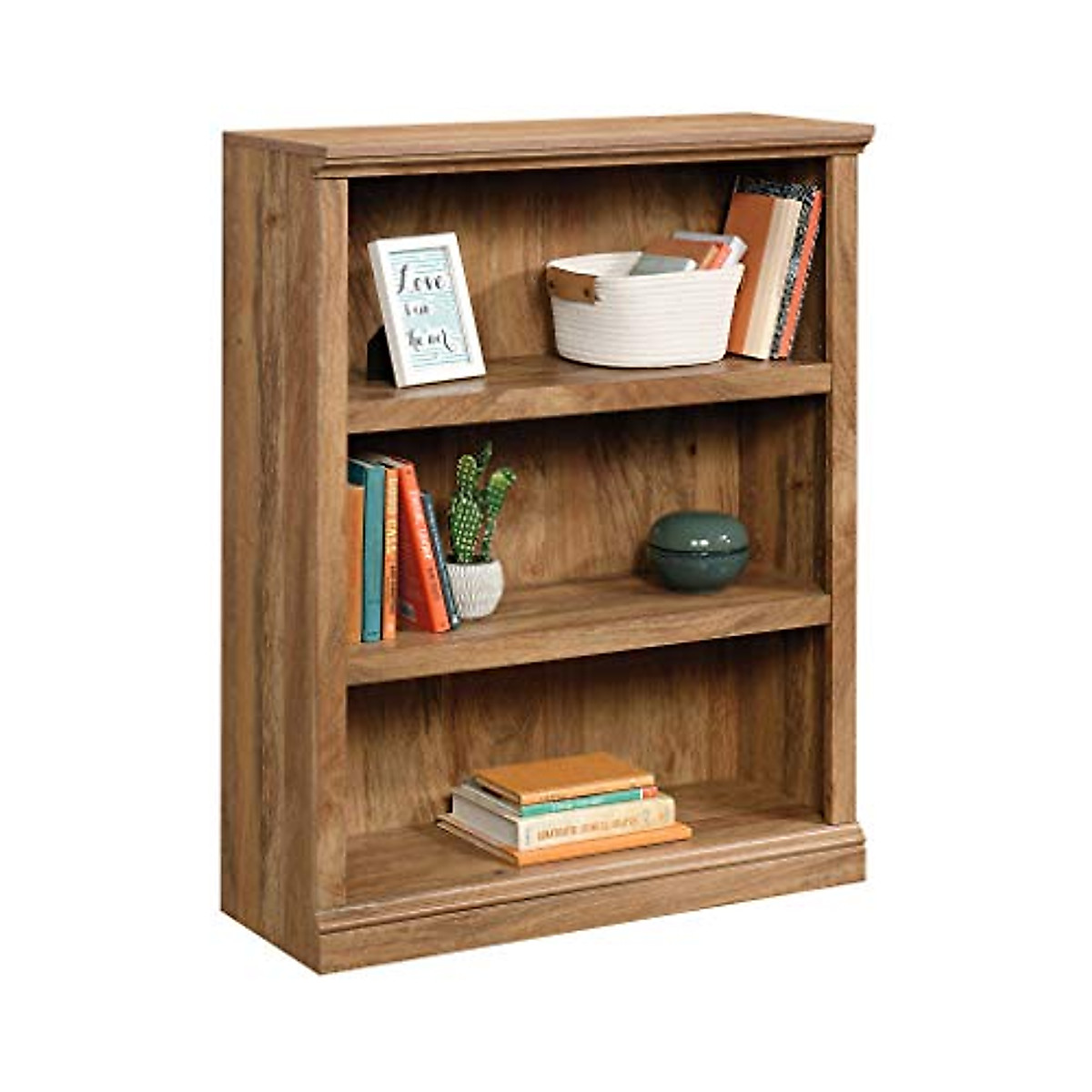Sauder Miscellaneous Bookcase, L: 35.28" x W: 13.23" x H: 43.78", Sindoori Mango finish