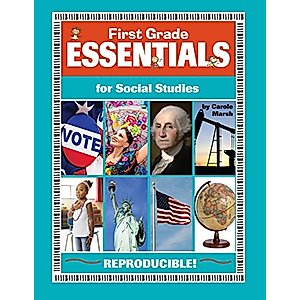 GALLOPADE First Grade Essentials for Social Studies Reproducible Book