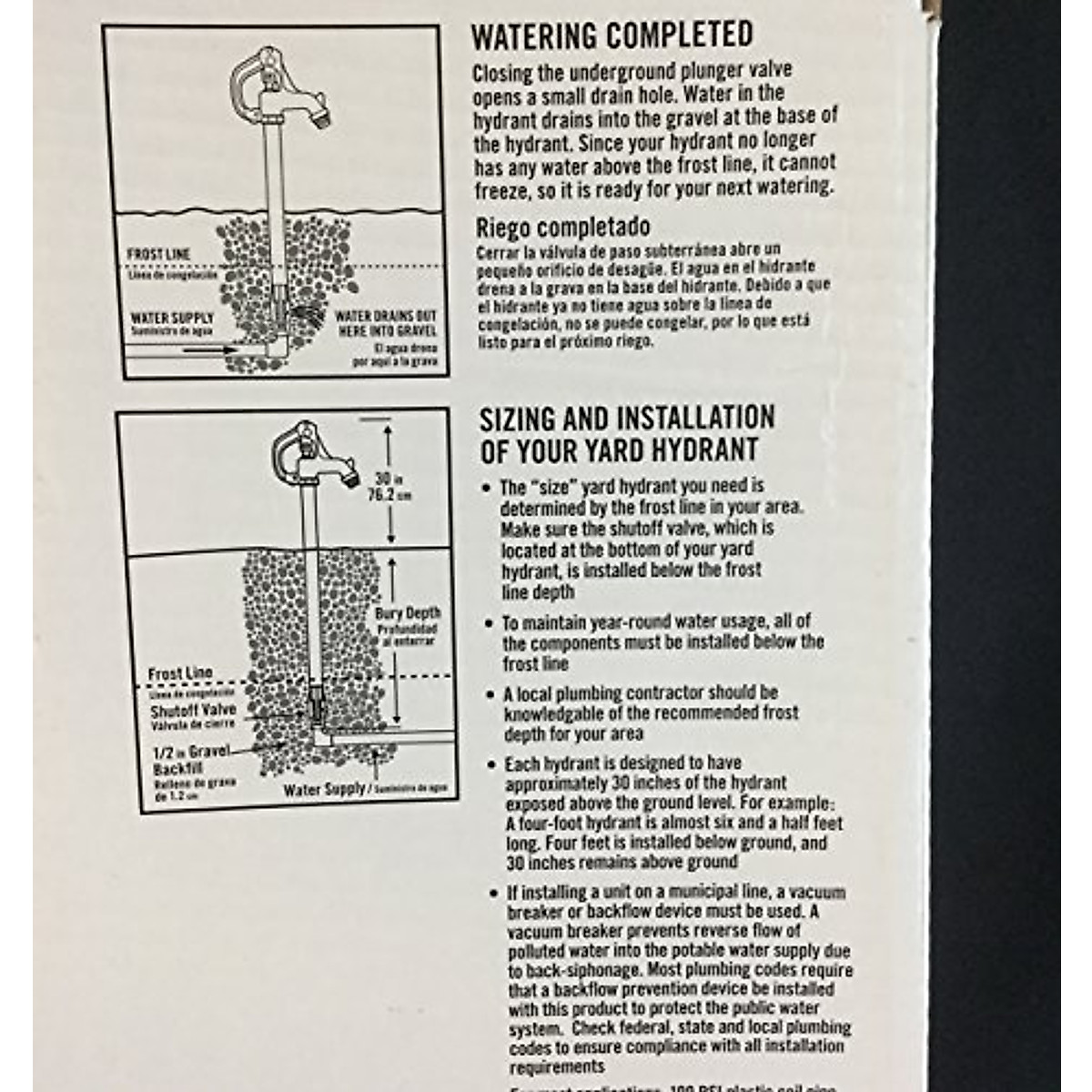 Everbilt 3 ft. Bury Depth Frost Proof Yard Hydrant