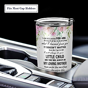 JUDIAN Mom Gifts - 20oz Tumbler Coffee Travel Mug for Mother's Day, Birthday from Daughter Son - Gifts for Women