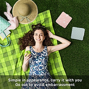 3Pcs Period Bag, Sanitary Pad Storage Bag Samll Period Pouch for Purse Cute Menstrual Period Bag Tampon Pad Holder for Purse, Tampon Organizer Pouch, Feminine Care Period Bags for Teen Girls School