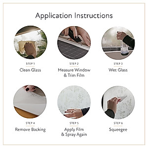 Artscape Old English | Window Privacy Film Textured Glass Pattern | Non-Adhesive & UV Protection | Easy to Apply & Removable | 24 x 36 inches | Made in USA