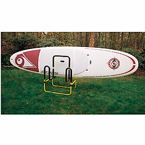 Suspenz Double-Up SUP Stand, Holds 2 Stand Up Paddle Boards or Surfboards, Yellow (22-9936)