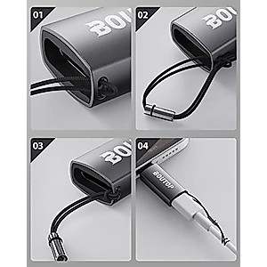[Apple MFi Certified] USB C to Lightning Adapter Support 27W PD Fast Charging Compatible with iPhone iPad iPod (2 Pack)