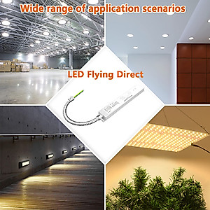 LED Emergency Backup Driver 20W, 100-347V AC 175V DC Over 90 Mins Emergency Time, 0/1-10V Dimmable Emergency LED Driver, Rechargeable UL Listed Backup Battery for LED Recess, Panel and Linear Lights