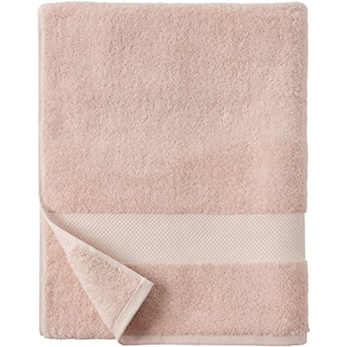 Amazon Aware 100% Organic Cotton Plush Bath Towels - 6-Piece Set, Blush