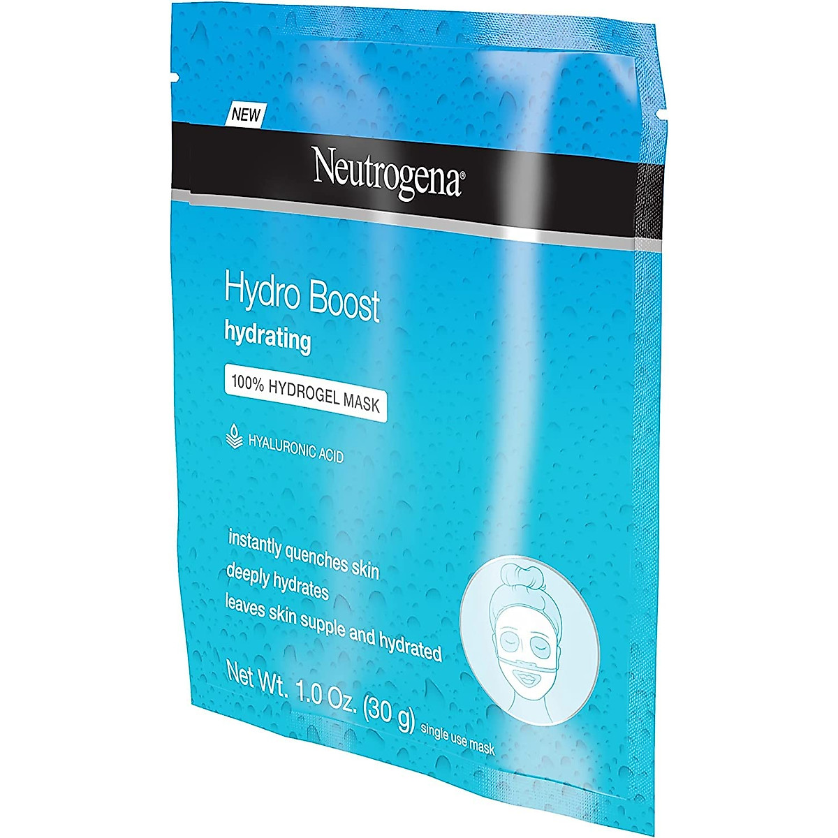 Neutrogena Hydro Boost and Hydrating Hydrogel Mask 1 Ounce (4 Pack)