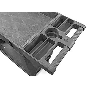 WEN 73009 500-Pound Capacity 40 by 17-Inch Two-Shelf Service Utility Cart