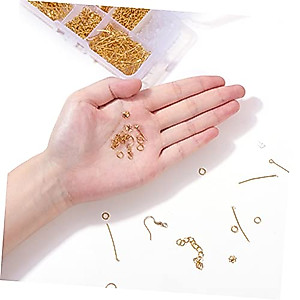 TEHAUX 1 Set Jewelry Earrings Jewelry Making Supplies DIY Earrings Materials Jump Rings Earring Finding Tool DIY Earrings Accessories Earring Maker kit Earring Making Pliers Repair