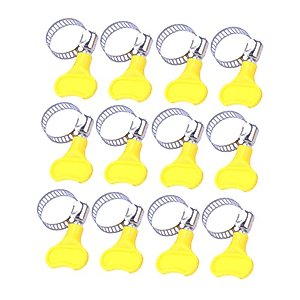 TEHAUX 100pcs Worm Drive Clamp Gear Clamp Gears Gears Gears Hose Band Hose Clip Drive Pipes Heavy Duty Clamps Worm Clamp Hose Clamps Stainless Steel Home Use Clamp American Style Pipeline