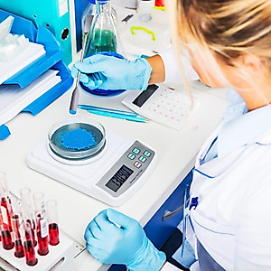 10 Pieces Stainless Steel Lab Spatula Micro Sampling Scoop Double Ended Mixing Spoon Laboratory Measuring Spoon for Powders Gel Cap Filler