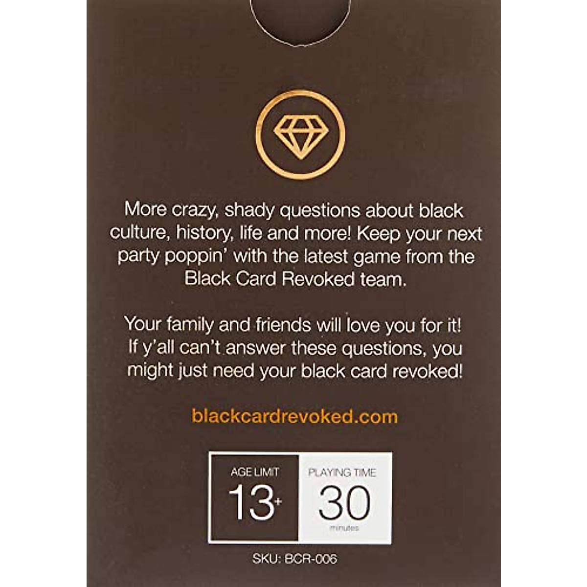 Black Card Revoked: Edition X | Get The New Black Culture Trivia Game | Family Fun | Enjoy at All The Family Functions