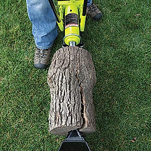 Sun Joe LJ10M 10-Ton Hydraulic Log Splitter, Green